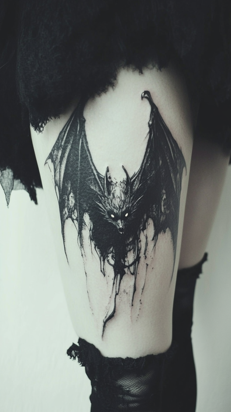 20+ Bewitching Bat Tattoo Designs That Are Anything But Basic ...