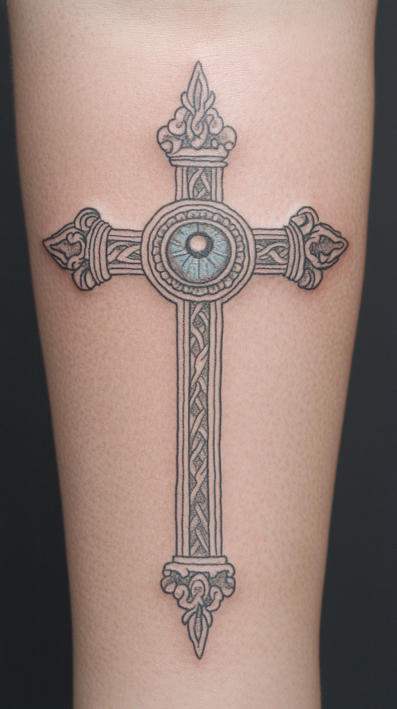 20+ Sacred Cross Tattoos Designs That Are More Than Just Symbols ...