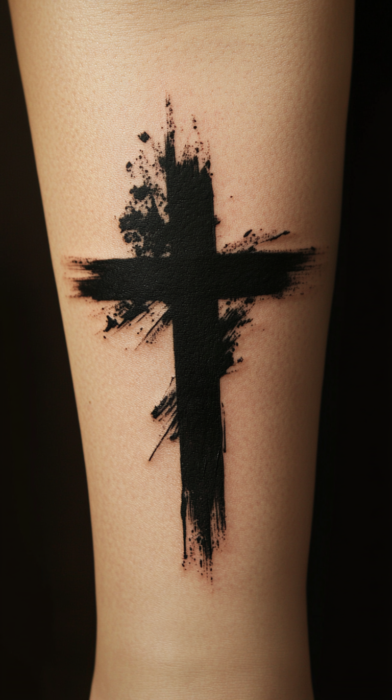 20+ Sacred Cross Tattoos Designs That Are More Than Just Symbols ...
