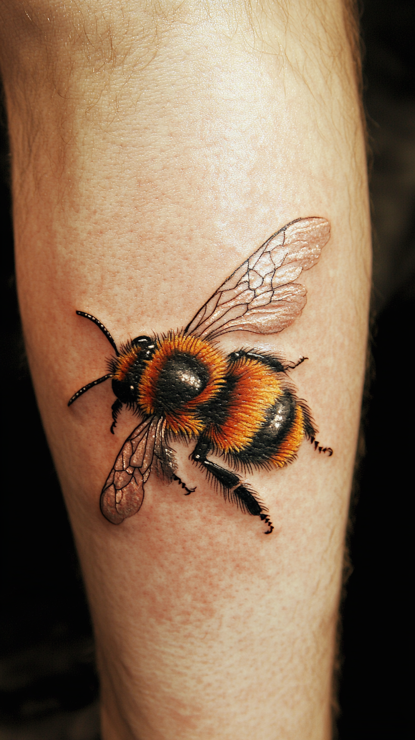 20+ Honey Bee Tattoos That'll Have the Internet Buzzing [2025 ...
