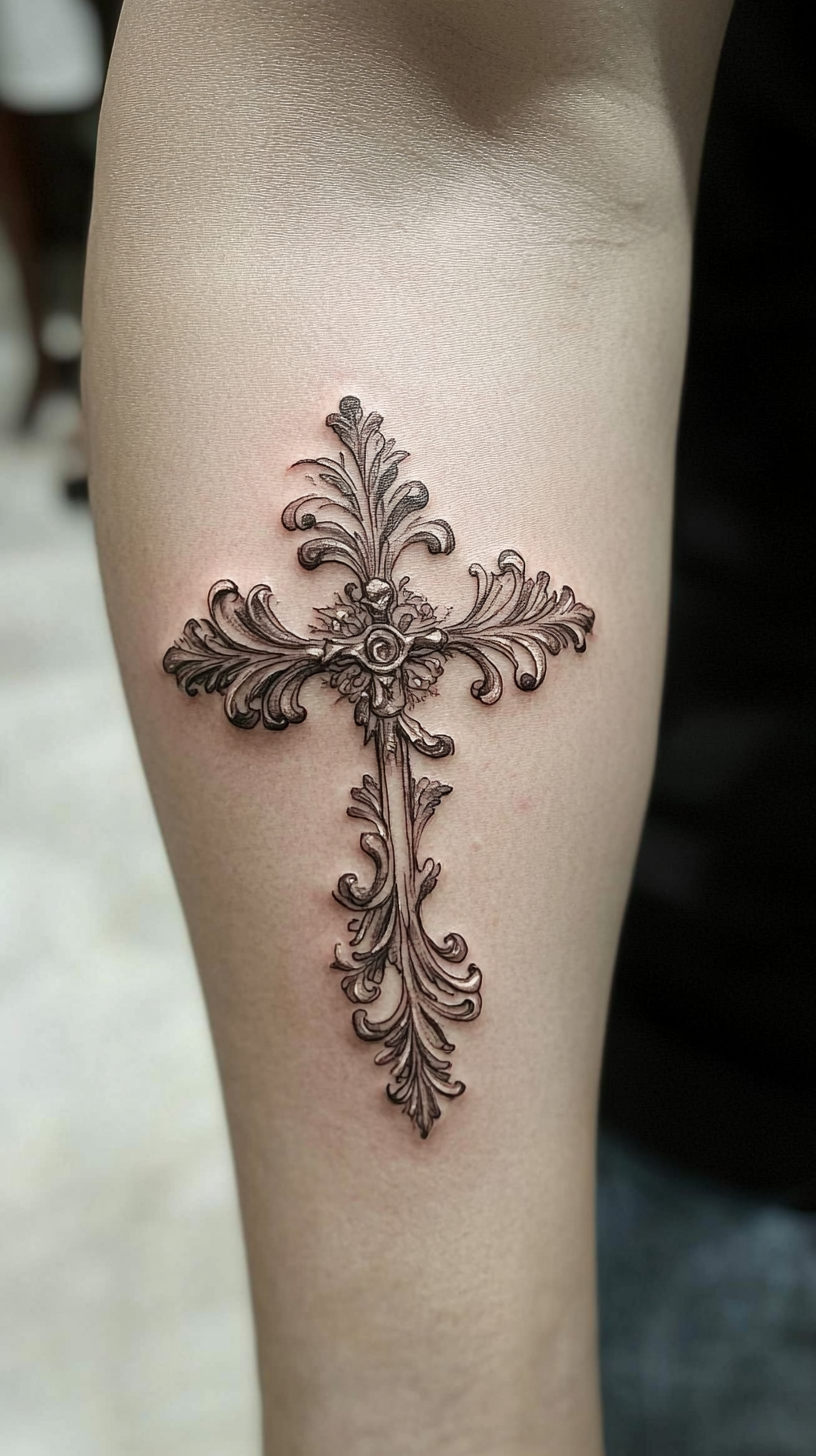 20+ Sacred Cross Tattoos Designs That Are More Than Just Symbols ...