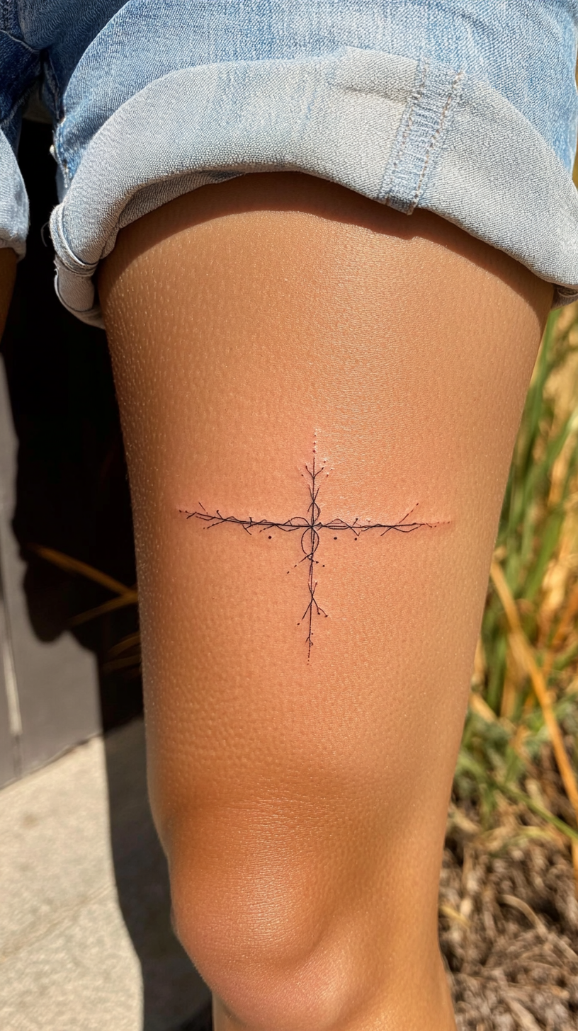 20+ Sacred Cross Tattoos Designs That Are More Than Just Symbols ...