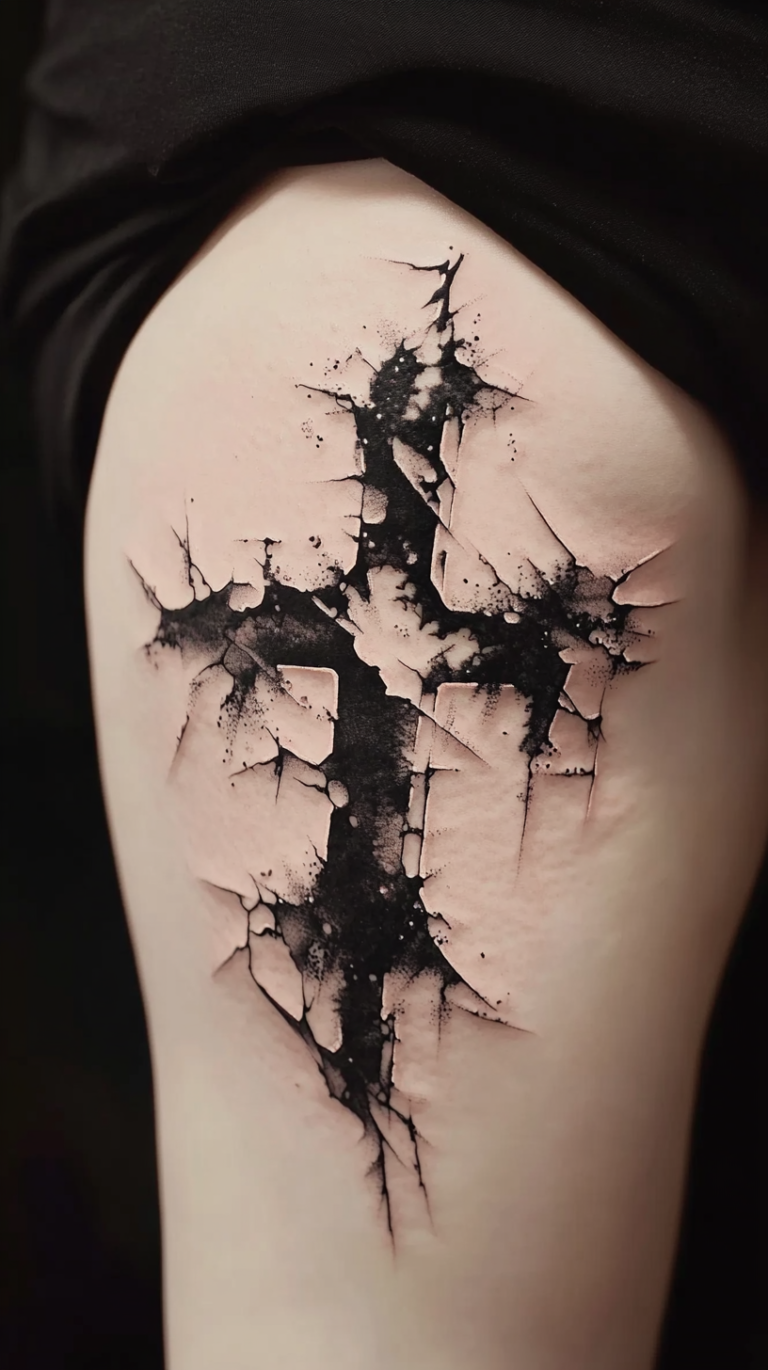 20+ Sacred Cross Tattoos Designs That Are More Than Just Symbols ...